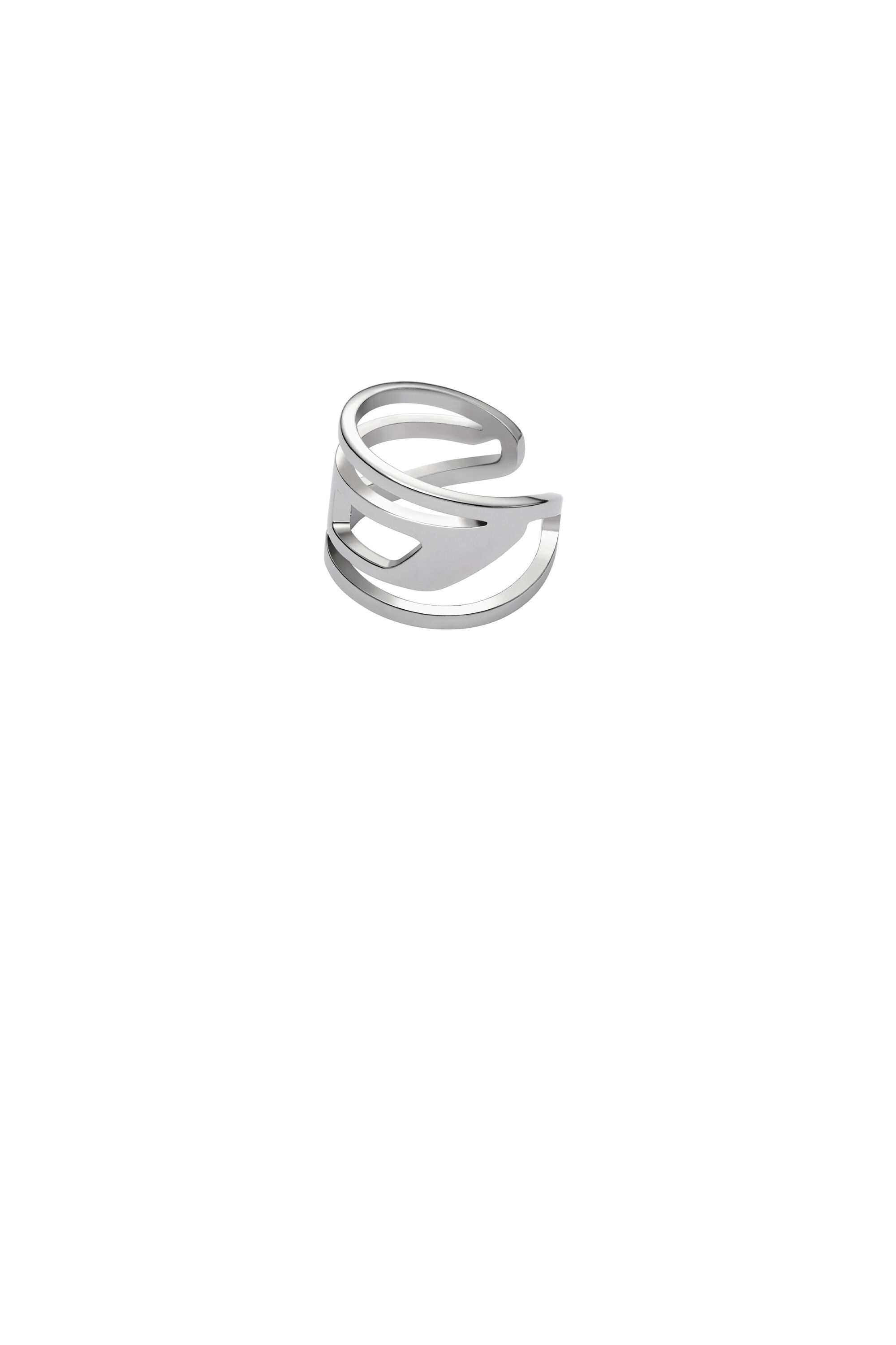 Women's Stainless Steel Ear Cuff | Silver | Diesel